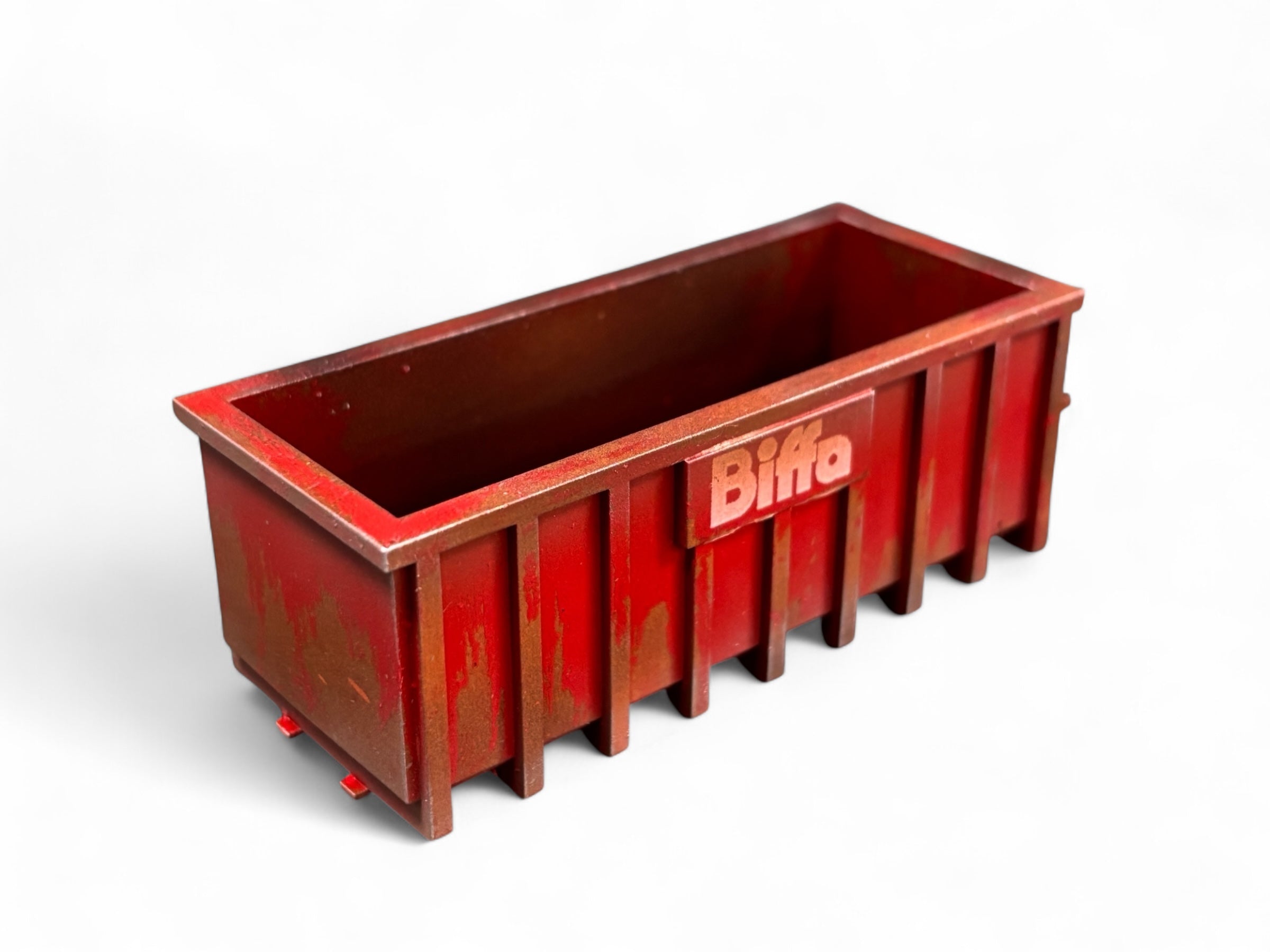40yd Skip - Red Biffa - OO Gauge – Bunters Yard