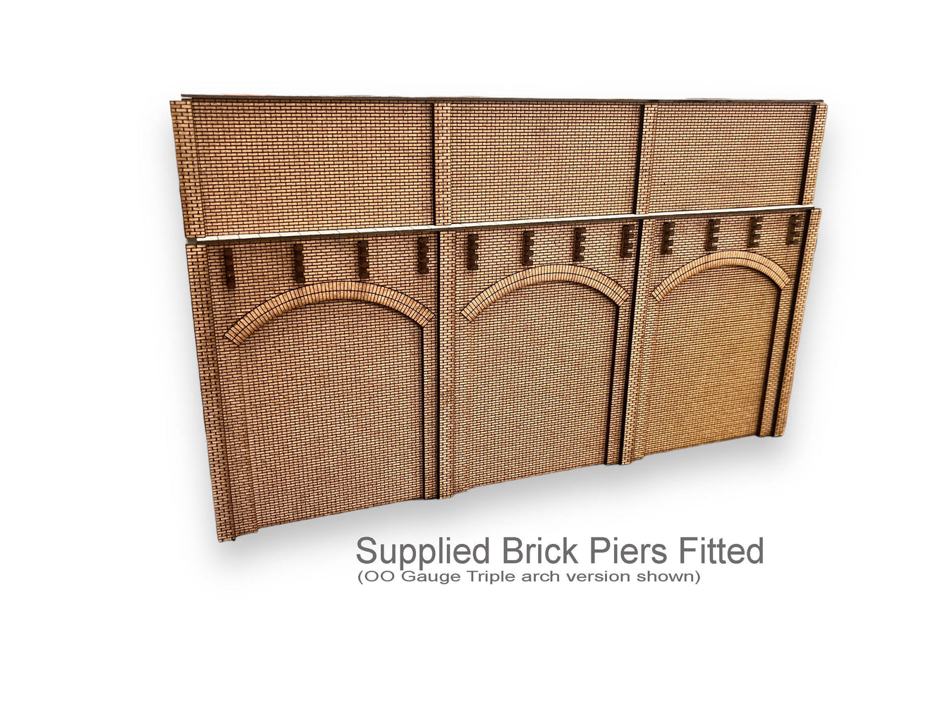 Low Relief Retaining Wall Arch Kit O Gauge (Double Arch) – Bunters Yard