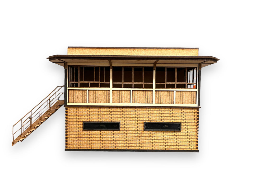 Type 15 Signal Box Kit - Brick Base - OO Gauge – Bunters Yard
