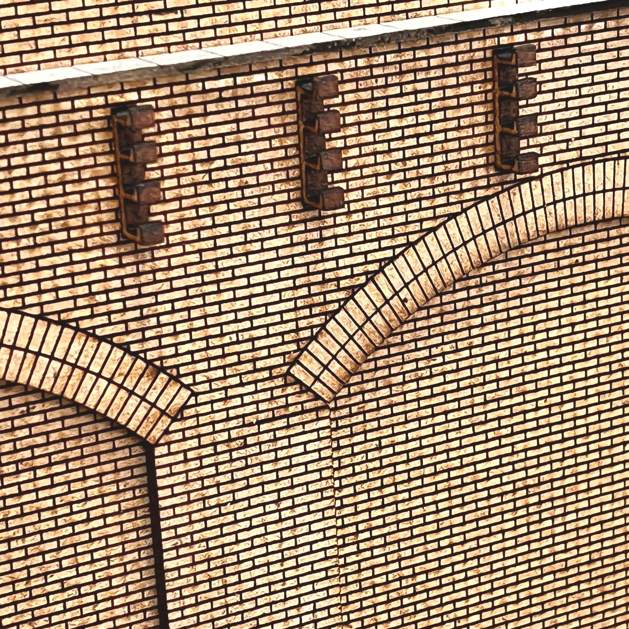 Low Relief Retaining Wall Arch Kit O Gauge (Double Arch) – Bunters Yard