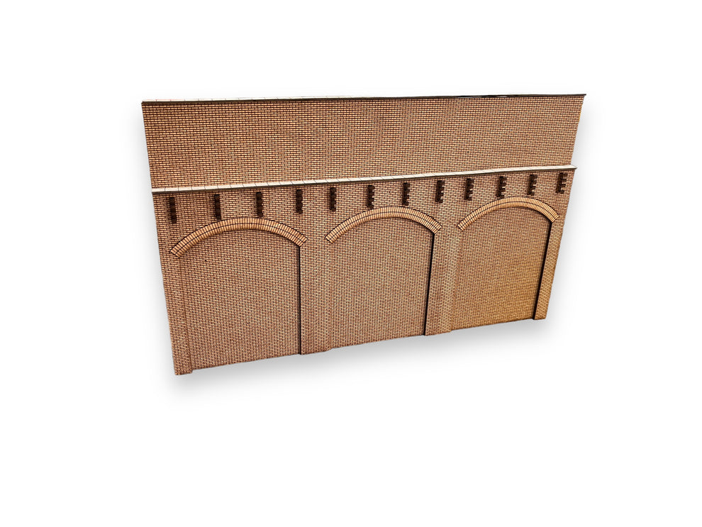 Low Relief Retaining Wall Arch Kit OO Gauge (3 Arch) – Bunters Yard